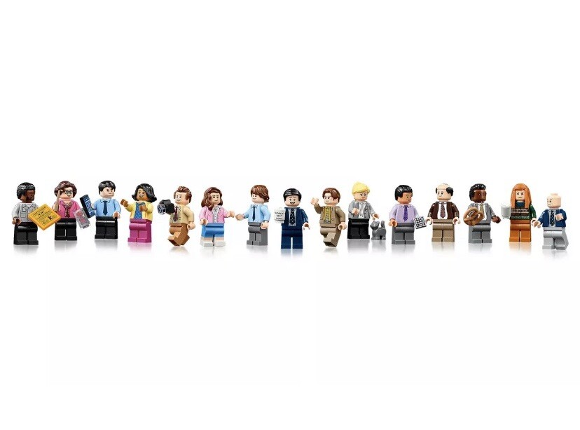 LEGO Ideas The Office 21336 US Complete Set Dunder Mifflin Scranton ...