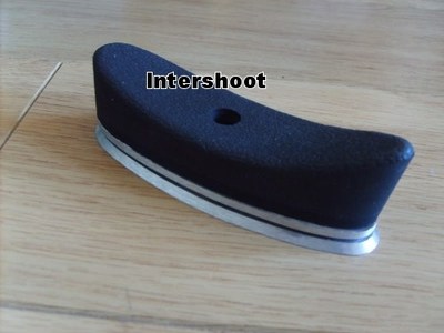 Bisley Adjustable BUTTPLATE / BUTT RECOIL PAD Rubber Alloy Gun | eBay