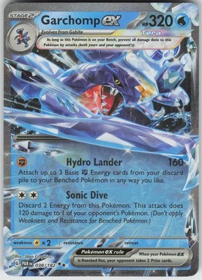 Pokemon Garchomp ex 038/182 Prize Pack Series Cards Double Rare LP | eBay