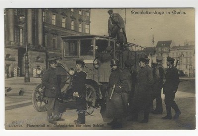 German Revolution Marine Schloss Delegation 1919 Berlin Strassenkampf ...