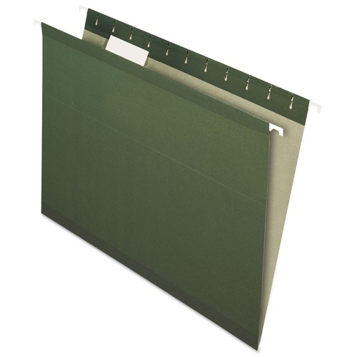 Pendaflex Earthwise Recycled Hanging File Folders 1/5 Tab Letter Green ...