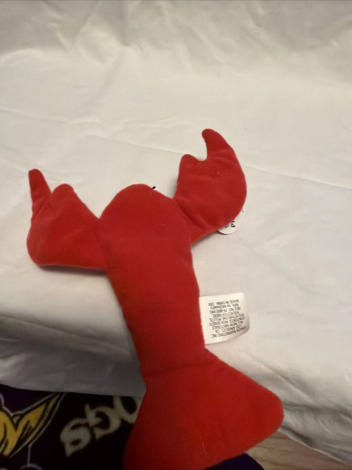 Ty Beanie Baby Pinchers the Lobster Style 4026 Tags 6-19-93 PVC Pellets ...
