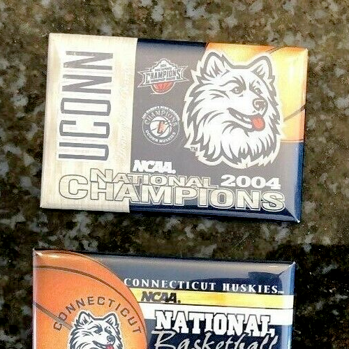 UCONN HUSKIES 2004 NCAA BASKETBALL CHAMPS VINTAGE MAGNET MINT NEW | eBay