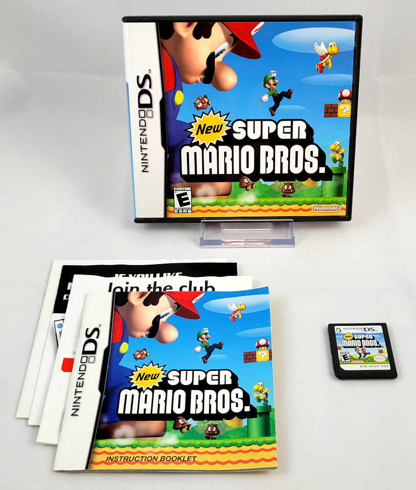 NDS New Super Mario Bros. - Authentic - Tested - 100% Complete ...