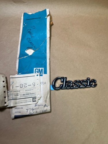 NOS GM 1977 1978 1979 CHEVROLET CAPRICE CLASSIC REAR EMBLEM | eBay