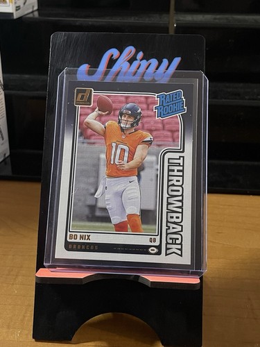 2024 Donruss Throwback Rookie Bo Nix | eBay