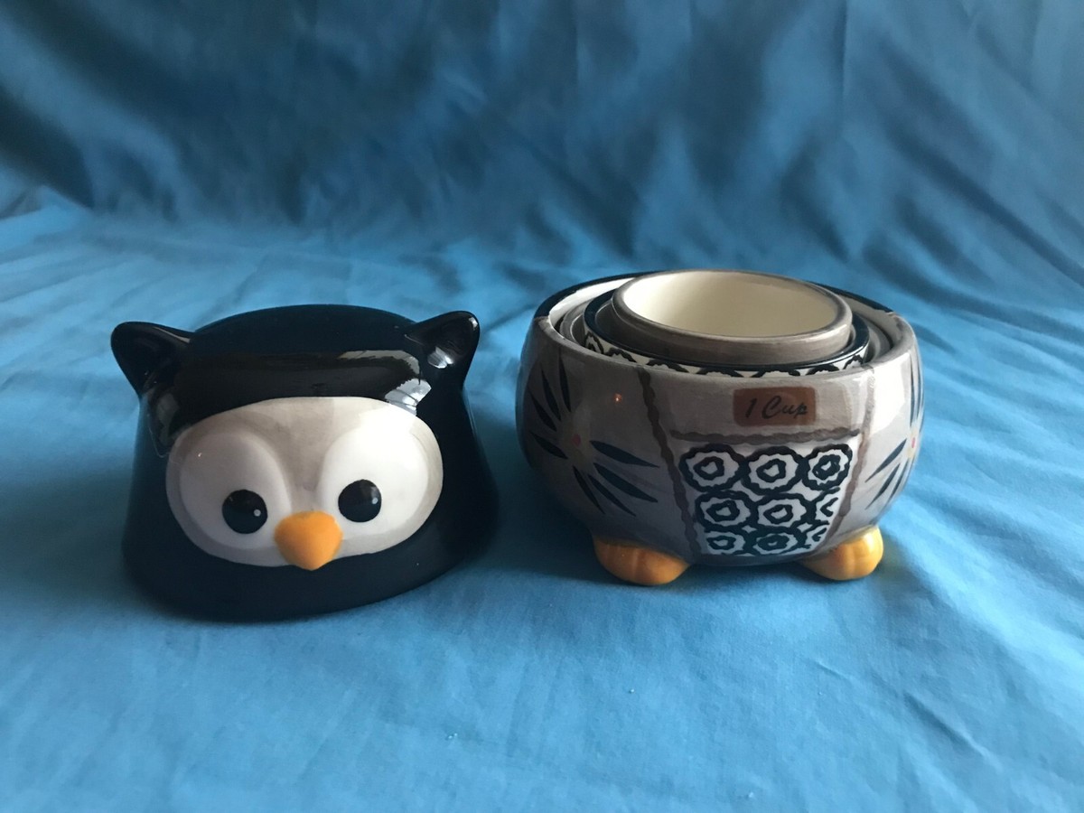 Ceramic Owl Measuring Spoons