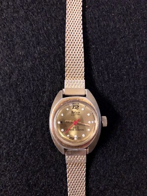 Vintage Bolivia 360 Electra Unbreakable Ladies Gold Tone Watch Not ...