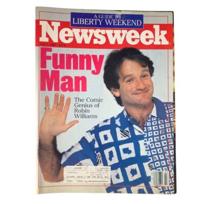 VTG Newsweek Magazine July 7 1986 The Comic Genius of Robin Williams | eBay