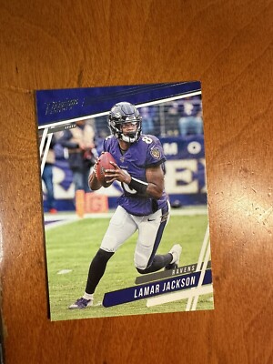 2020 Panini Prestige Football Lamar Jackson BASE CARD Baltimore Ravens ...