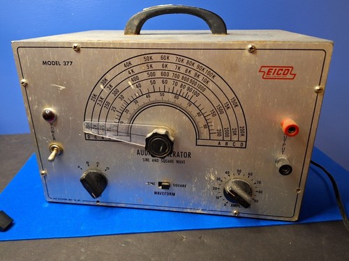 Vintage EICO Model 377 Audio Generator Sine and Square Wave | eBay