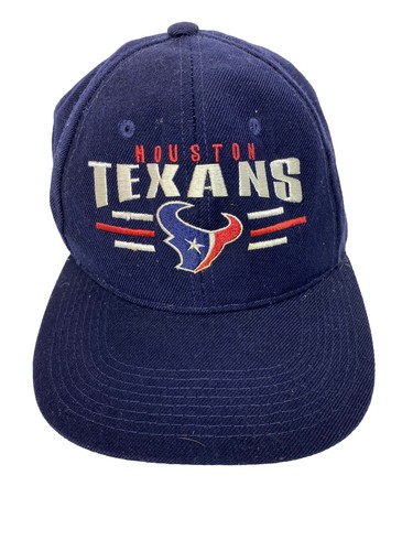 Houston Texans Strapback Cap Hat Embroidered Adjustable Navy | eBay