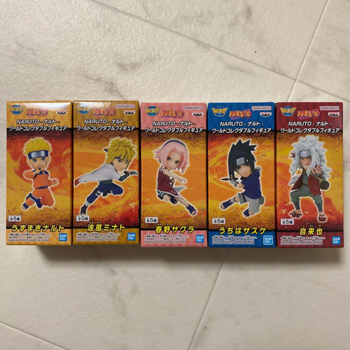 Bandai World Collectable Figure WCF Naruto Sasuke Sakura Minato Jiraiya ...