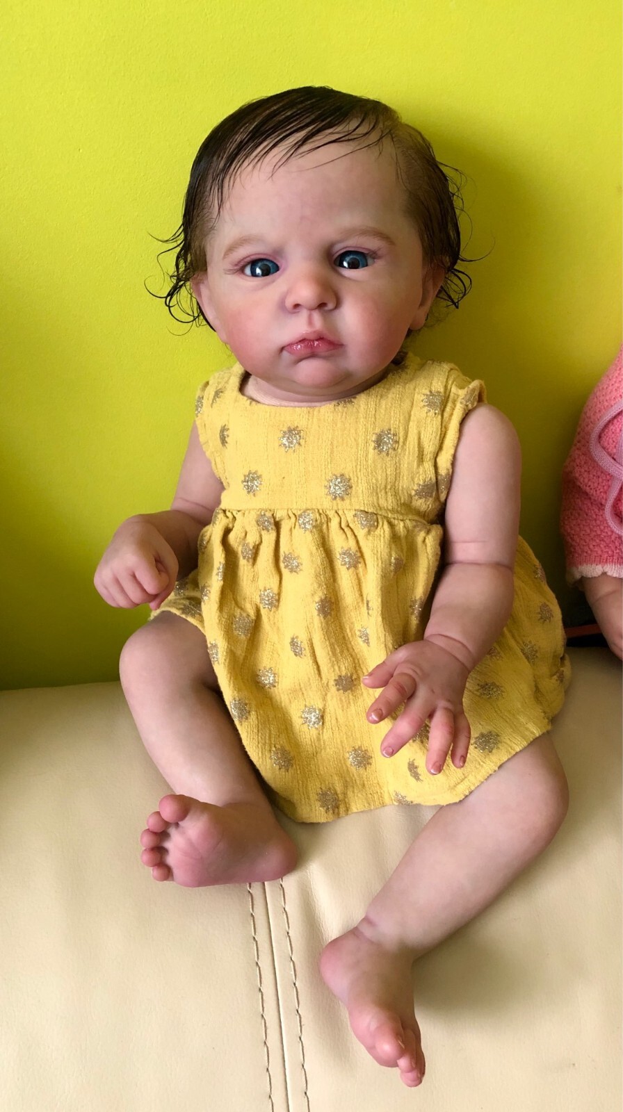 Reborn Baby Doll Kit Unpainted DIY Mold (Head+Limbs+Cloth Body) 22 ...