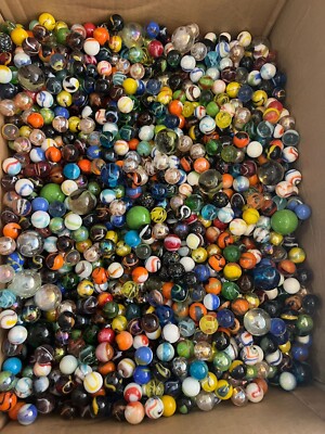 MARBLES 5/8 MIX MARBLES 2 POUNDS | eBay