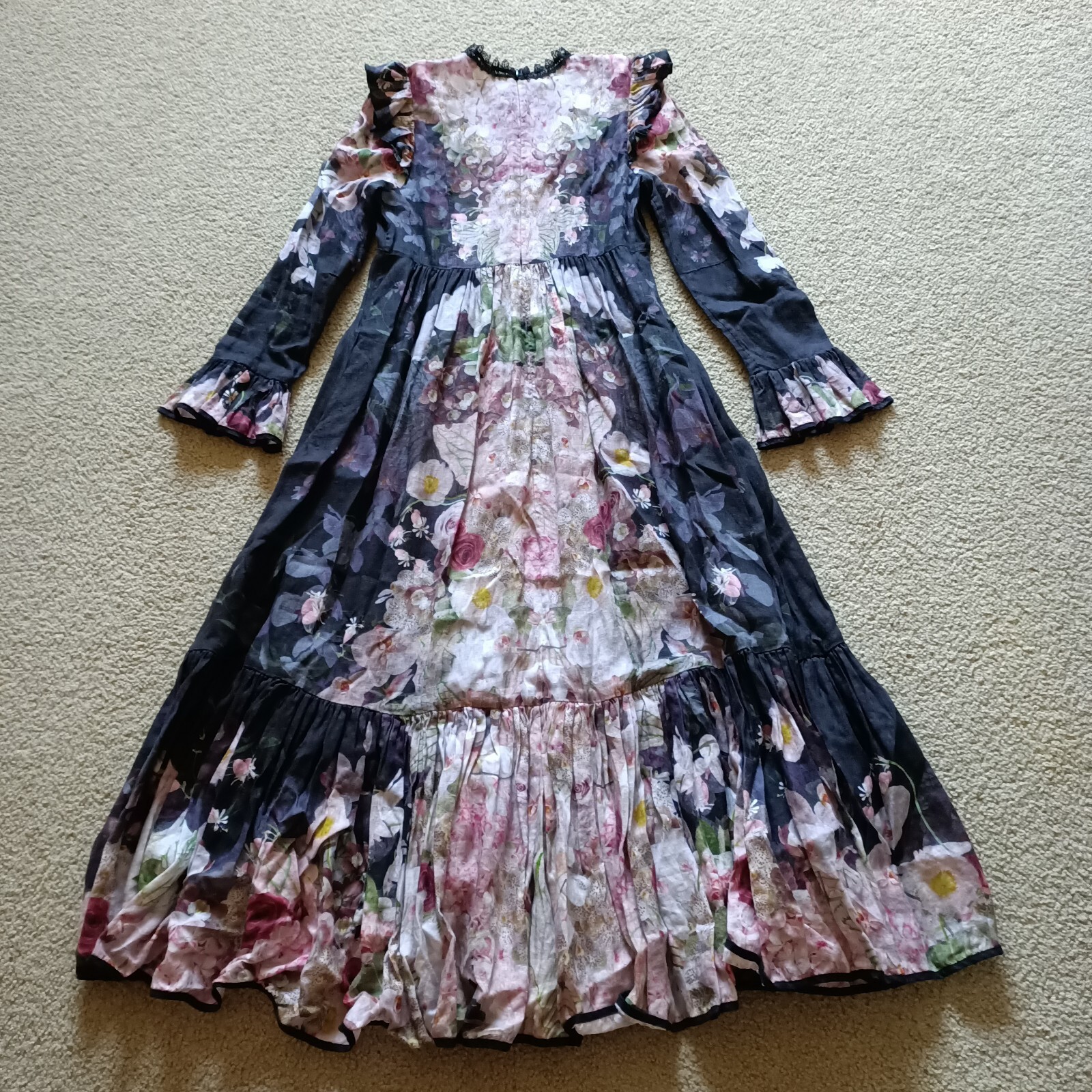 Zimmermann Dancer Tie Neck Midi Dress - Size 1 / AU 10 / US 6 | eBay