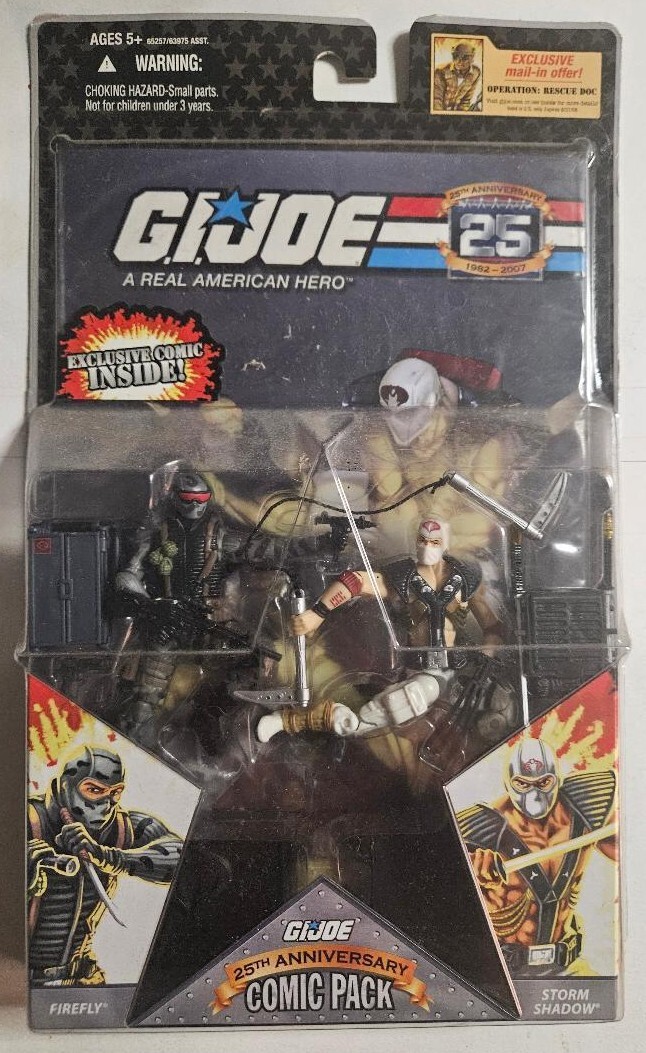 Hasbro GI Joe 25th Anniversary Comic 2 Pack | eBay