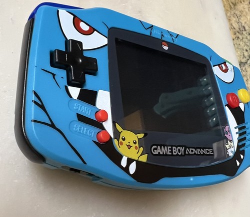Nintendo Game Boy Advance (GBA) AGB-001 Handheld Console W/ New Pokémon ...