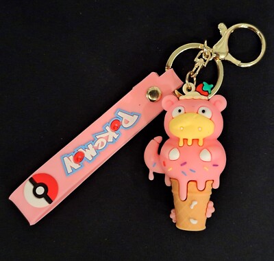 Slowpoke Ice-cream Cone Keychain Pokemon | eBay