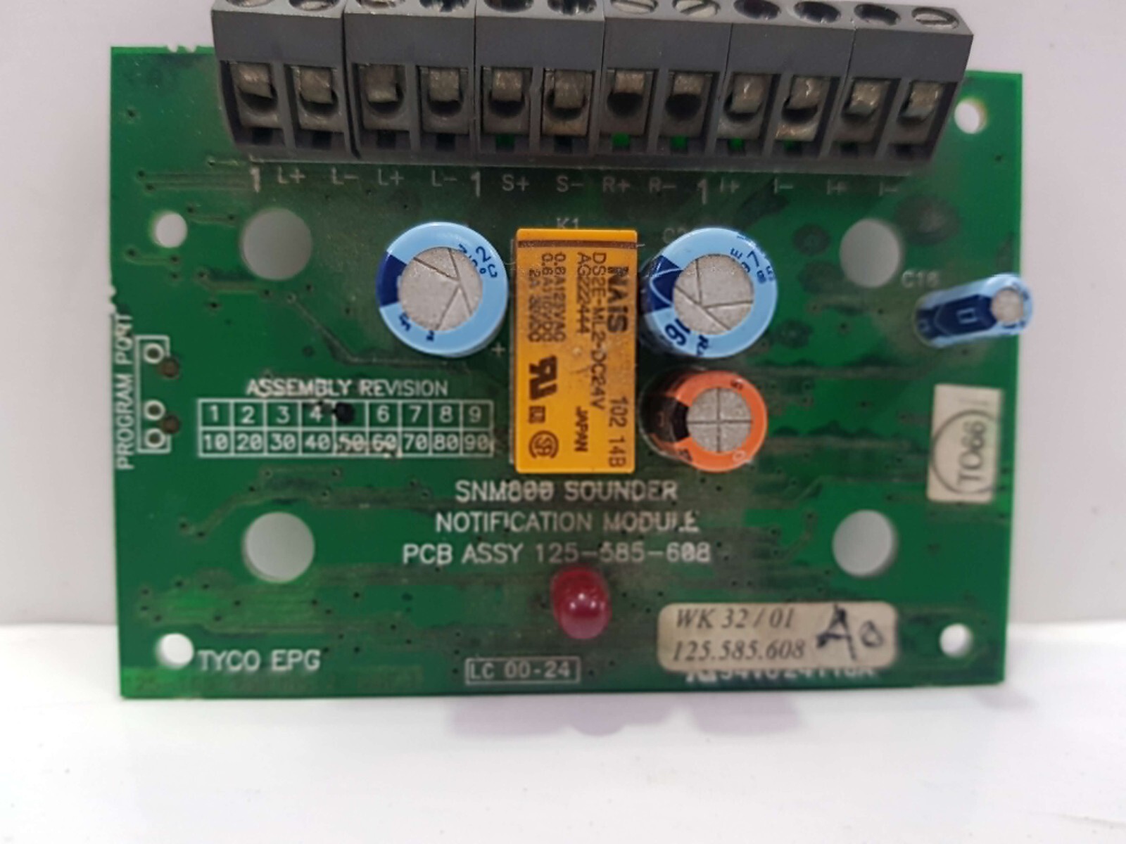 TYCO EPG SNM800 SOUNDER NOTIFICATION PCB MODULE 125-585-608 | eBay