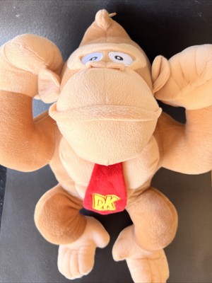 Donkey Kong 19” Plush 2021 Stuffed DK Nintendo Super Mario Bros Basic ...