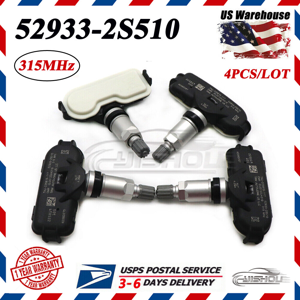 Set of 4 TPMS TIRE PRESSURE SENSOR for Hyundai Tucson Kia Sportage ...