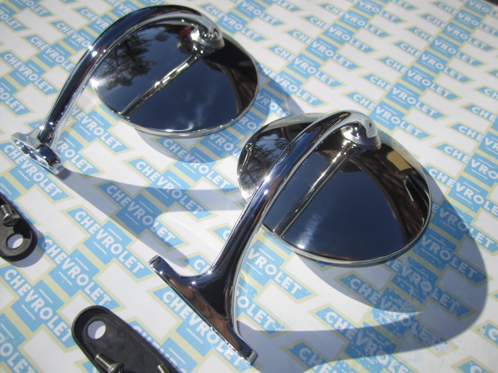 1948-1954 Chevrolet Outside Rear View Mirrors. Show Quality. Pair | eBay
