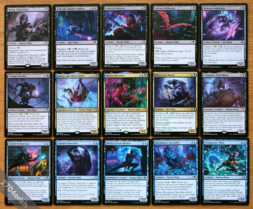 MTG Set 15 Kamigawa Neon Dynasty Ninja Creatures *NM* Magic the ...