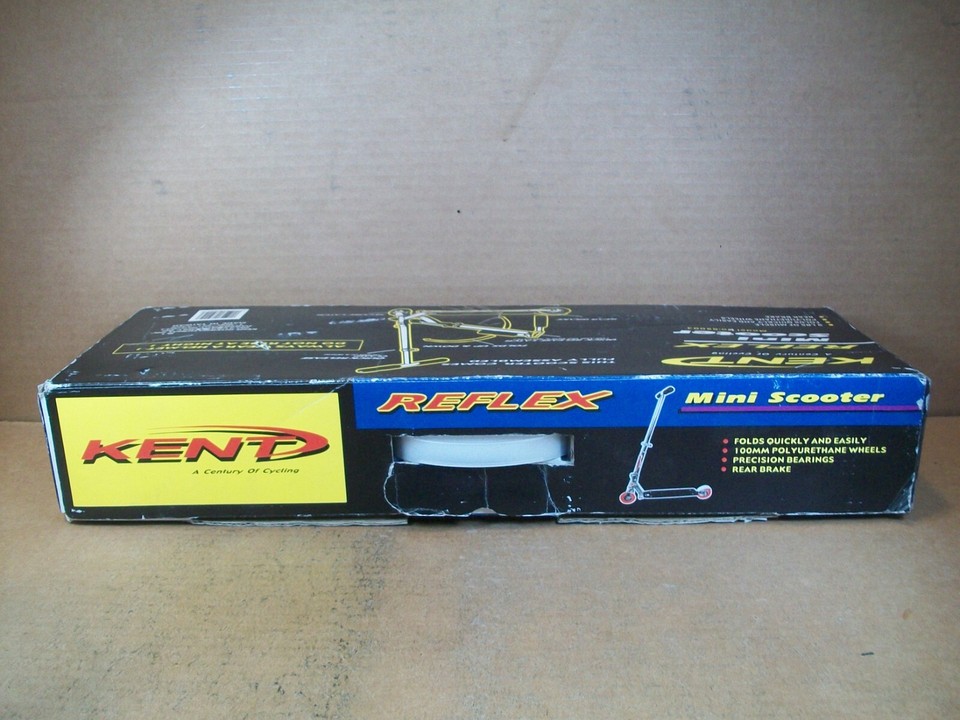 Kent - Reflex Mini-Scooter ~ Folding ~ NOS In Box ~ Vintage ~ Razor ...