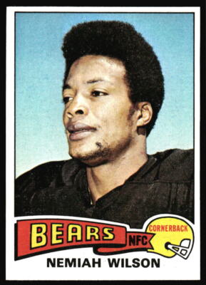 1975 Topps Nemiah Wilson #252 Chicago Bears | eBay