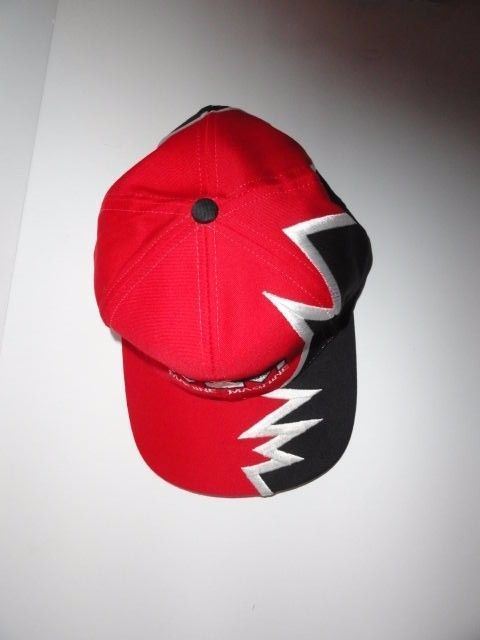 Marine Machine Red jagged edge embroidered baseball cap | eBay