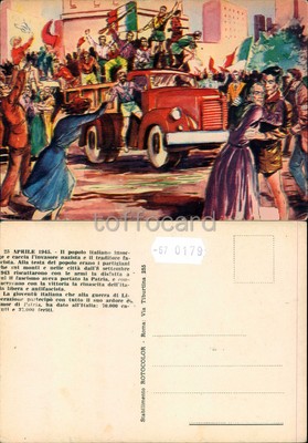 Politique Résistance PARTIGIANI-25 Avril LIBERAZIONE-B67-179 | eBay