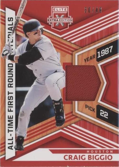 2021 Panini Elite Extra Edition - All-Time First Round Materials Craig ...