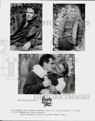 Press Photo Actors Dack Rambo and Susan Almgren in "Shades of Love ...
