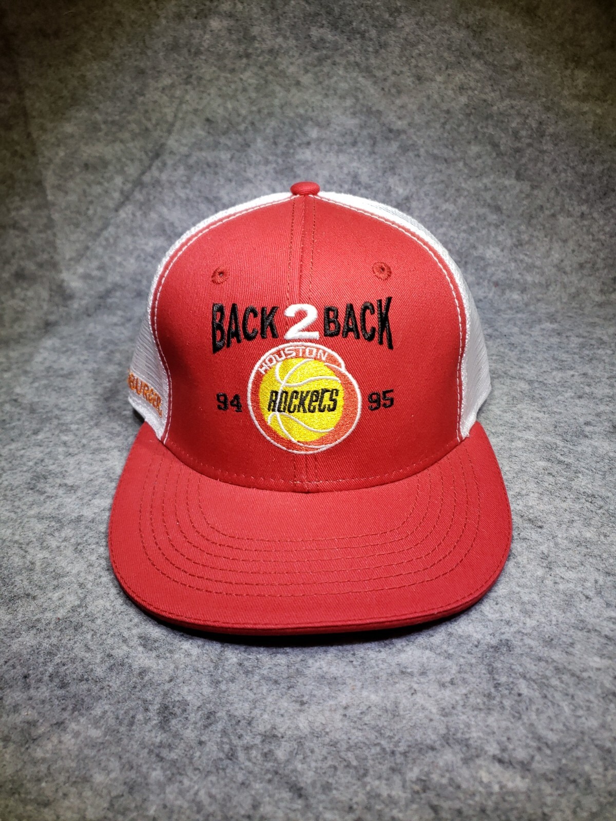 Houston Rockets NBA Whataburger Snapback Hat Mesh Back 2 Back Champs ...