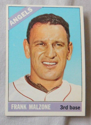 1966 Topps #152 Frank Malzone California Angels Baseball Card Ex+ | eBay