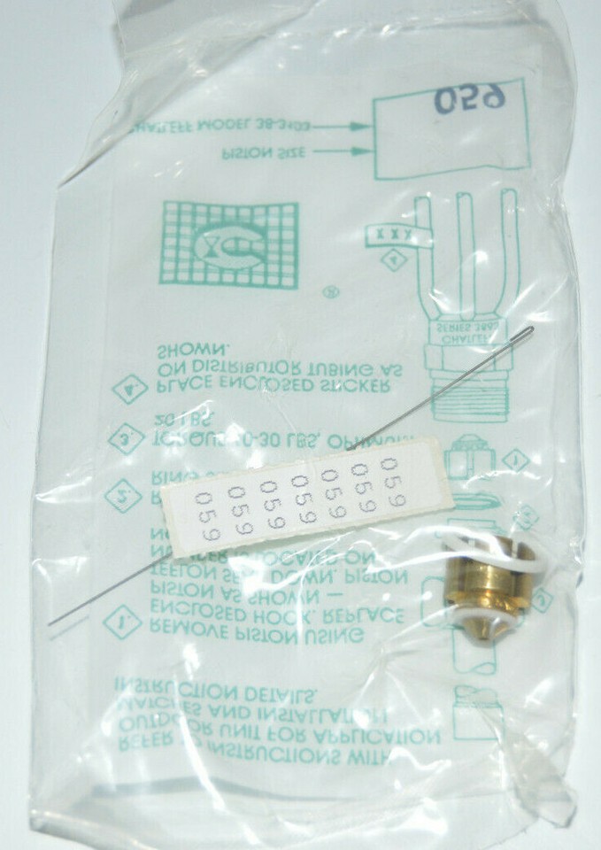 Armstrong Lennox Danfoss HVAC Piston Orifice Kit .059 Orfice Chatleff ...