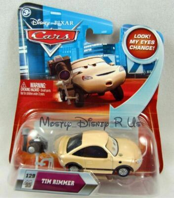 New Disney Pixar CARS Tim Rimmer Diecast Eyes Look #129 Vehicle 1:55 | eBay