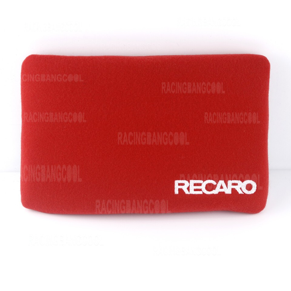 1PCS Recaro Red Lumbar Tuning Pad For Lumbar Rest Cushion Bucket Racing ...