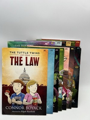 The Tuttle Twins Books 1-14 Connor Boyack Learn About The Law Full Set ...