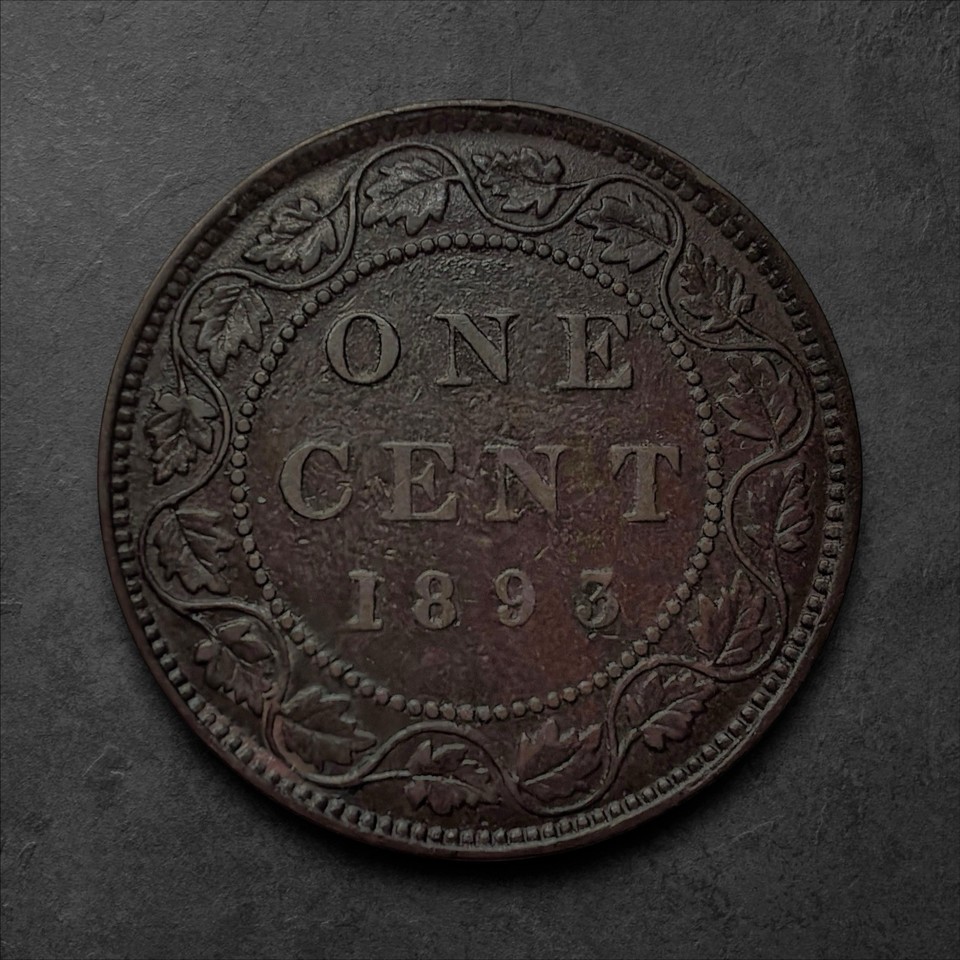 1893 🇨🇦 Canada Victoria Large One Cent - Penny - Free Shipping! | eBay