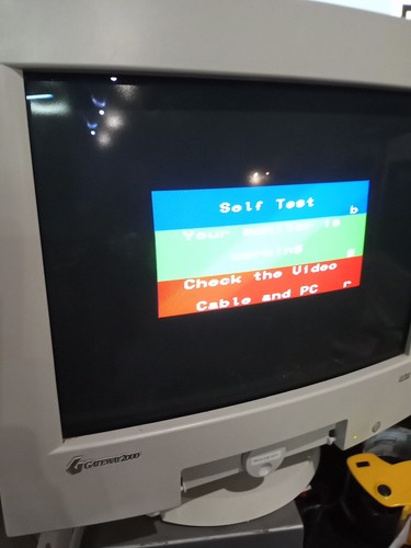 Vintage Gateway EV700 CRT Monitor U7003-01 Retro No Power Cord Monitor ...