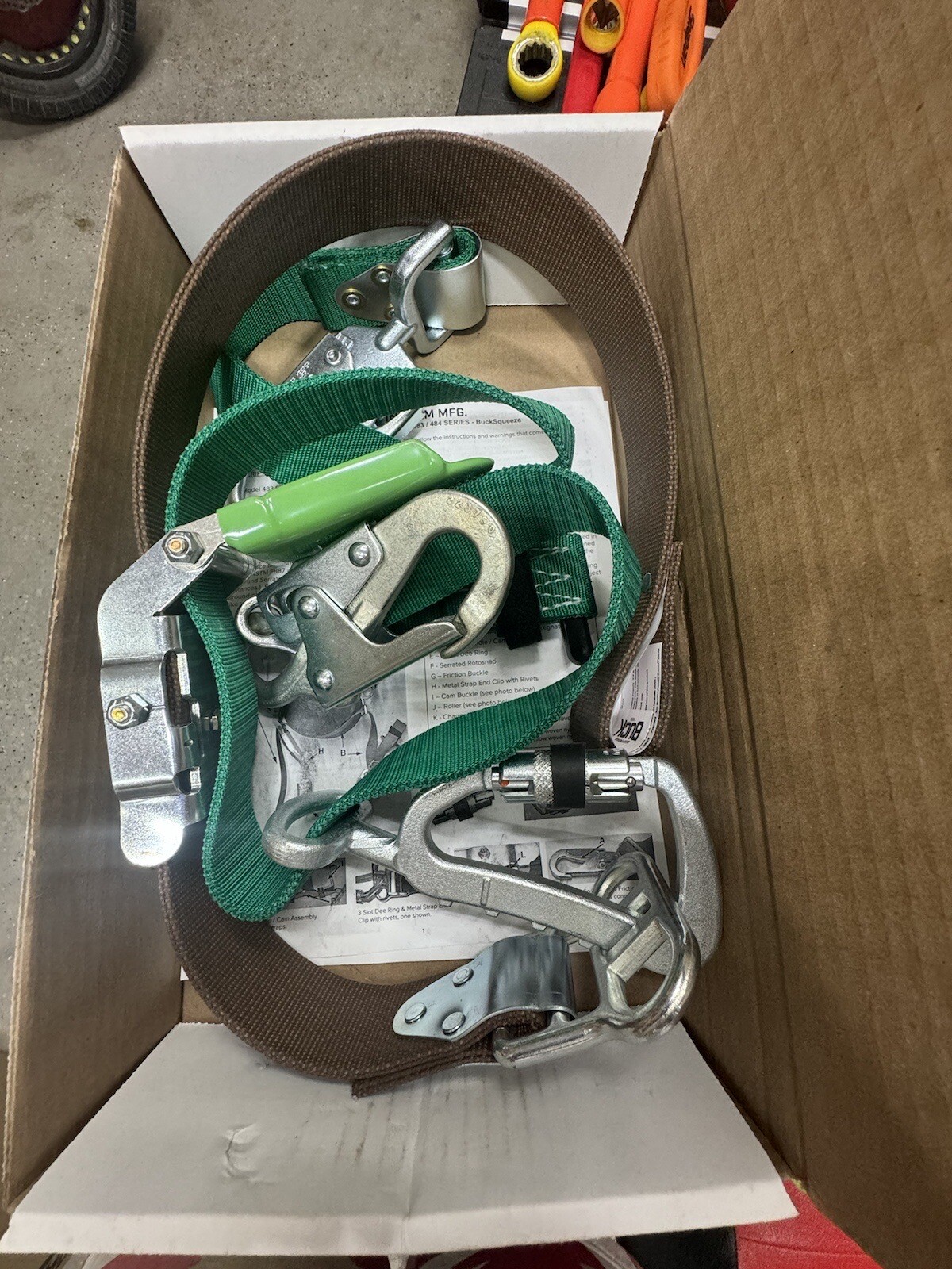 Buckingham 483D Bucksqueeze Lineman Fall Protection for sale online | eBay