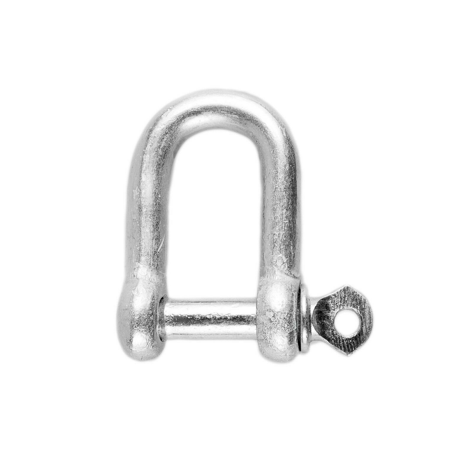 5 x 8mm D Shackle U loop Dee Shackle Pin Dee Chain Link Fastener - pack ...
