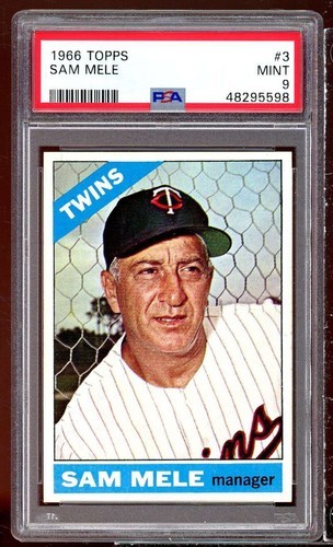 Sam Mele Card 1966 Topps #3 PSA 9 | eBay