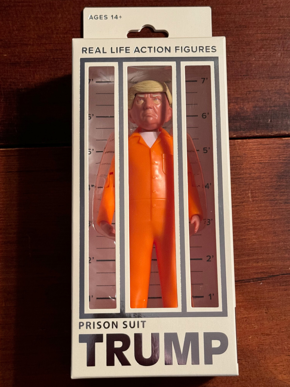 Donald Trump Inmate Prison Suit "Lock Him Up" Action Figure 2023-w ...
