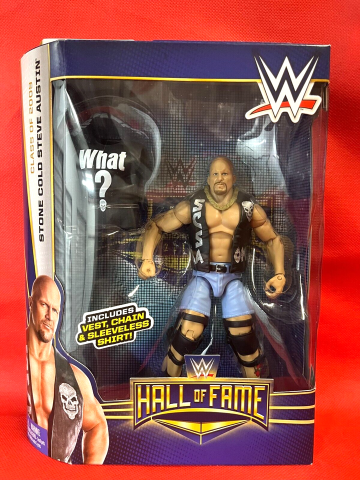 STONE COLD + ULTIMATE WARRIOR + TRISH STRATUS WWE Elite Hall of Fame ...