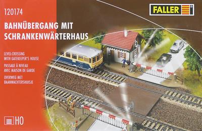Faller 120174 Spur H0 - Bahnübergang mit Wärterhaus NEU und OVP | eBay.de