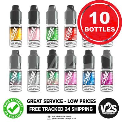 Edge E Liquid 10x10ml 10 Bottles Vape Liquid Vape Juice FREE TRACKED 24 ...