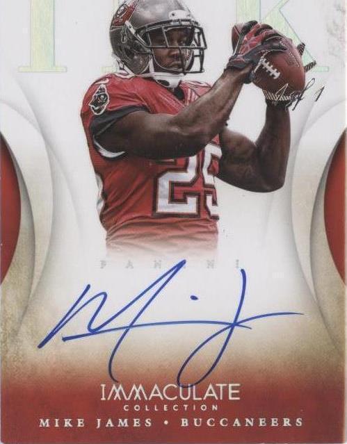 2014 Panini Immaculate Collection - Immaculate Ink Mike James #25 ...